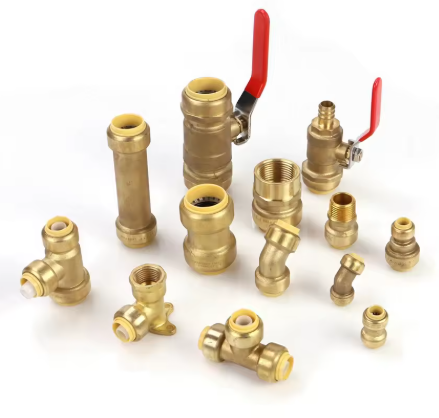 Quality Hailiang Quick Connect Brass Pipe Coupler – Push Fit Plumbing Fitting for Water for sale