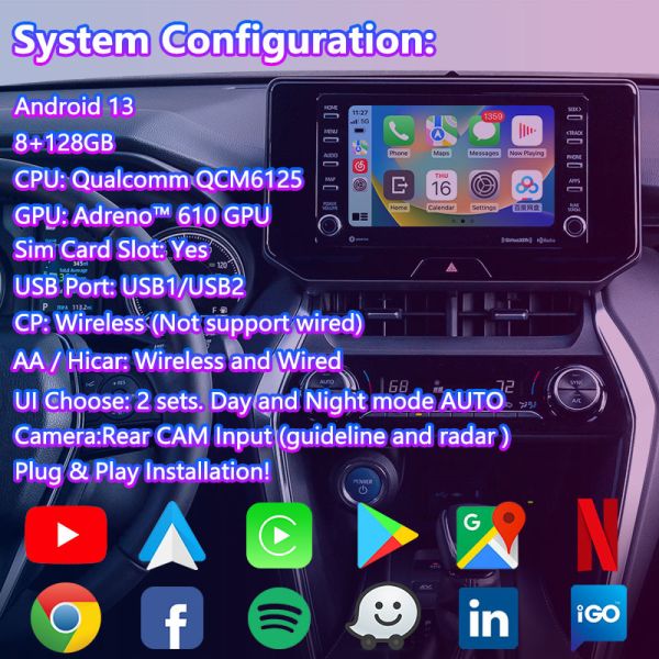 Quality Lsailt Android Navigation Multimedia Video Interface for 2020-Present Toyota for sale