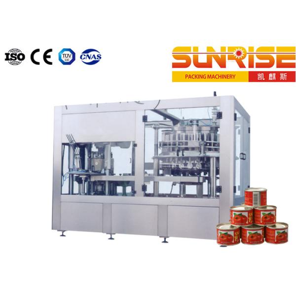 Quality 50cpm Cans Tomato Paste Filling Machine 200 Cans/Min for sale