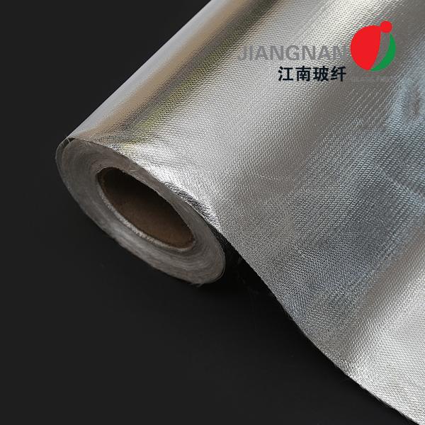 Quality Lightweight Aluminized Fiberglass Fabric Cloth AL7628 Good Chemical Resistance for sale