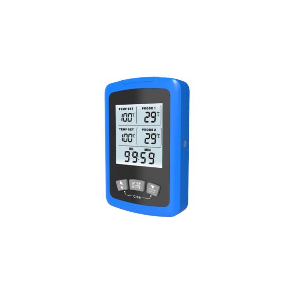 Quality Remote Wireless Digital Meat Thermometer With Dual Probes Manual Bbq for sale