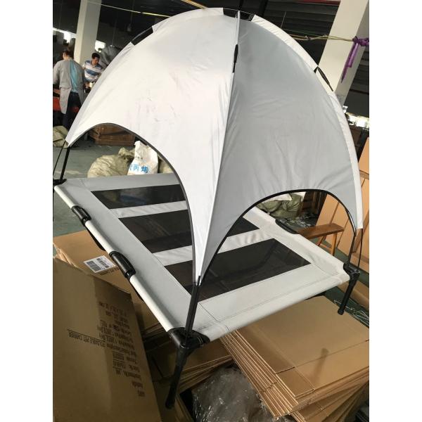 Quality 80kg 7in Elevated Canopy Dog Bed Breathable Steel Frame for sale