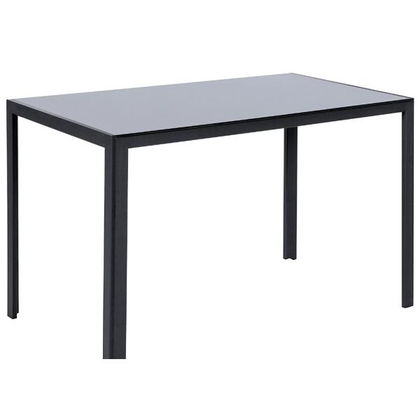 Quality Tempered Glass 75cm Metal Legs 27kgs Modern Dining Room Sets for sale