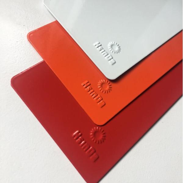 Quality Red Epoxy Polyester Powder Coating , Electrostatic Spray Thermoset Powder for sale