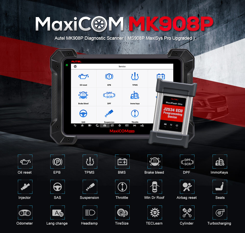 Autel MaxiCOM MK908P Full System Diagnostic