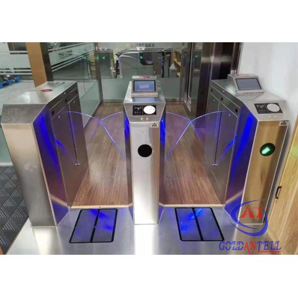 Quality 8 Inch LCD Monitor ESD Gate Stainless Steel Turnstiles For Lab / Facotry for sale