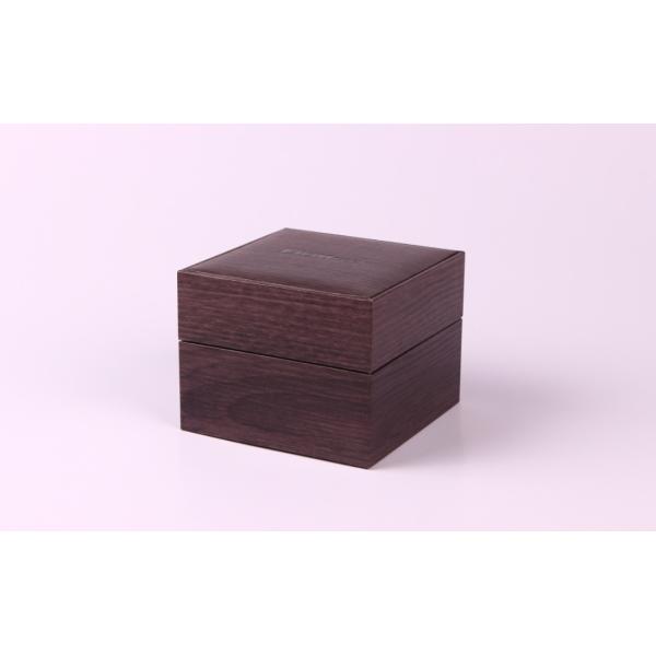 Quality Single Watch Packing Box , Full Color Offset Printing Mens Watch Storage Box for sale