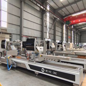 Quality CNC Controlled Double-Head Cutting Machine With 550′ Saws Special For Aluminum for sale