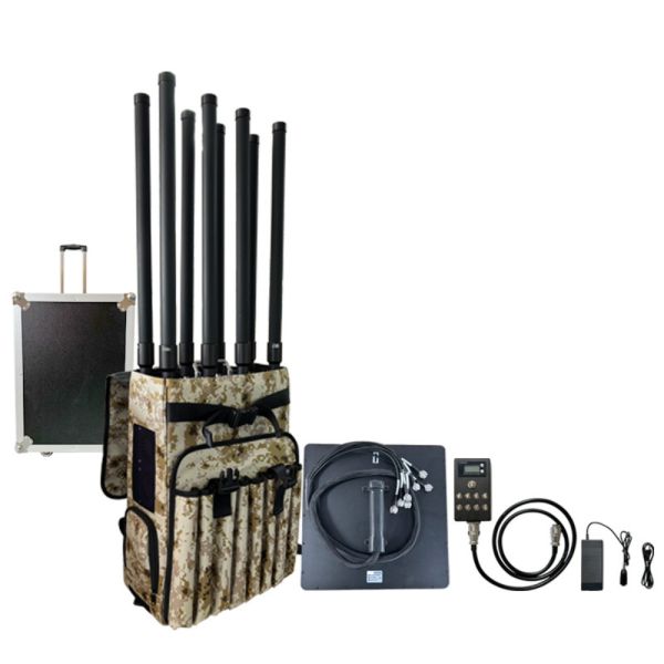 Quality 8 Channels Backpack Drone Jammer Amplifier Anti FPV Drone GPS Jamming for sale