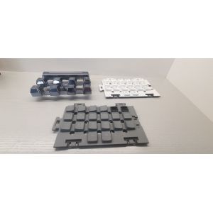 Quality Cross Shaped Symmetric Dual Shot Pbt Keycaps Smooth Texture Double Shot for sale