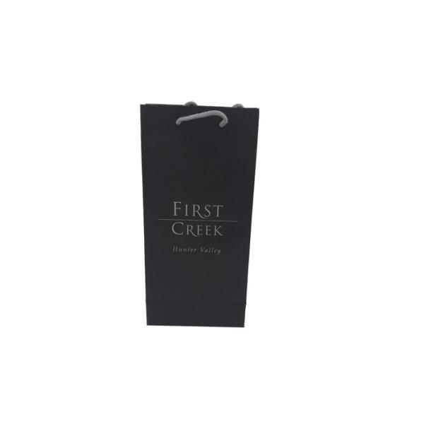 Quality Black Recycled Decorative Wine Bottle Gift Boxes Eye - Catching Design for sale