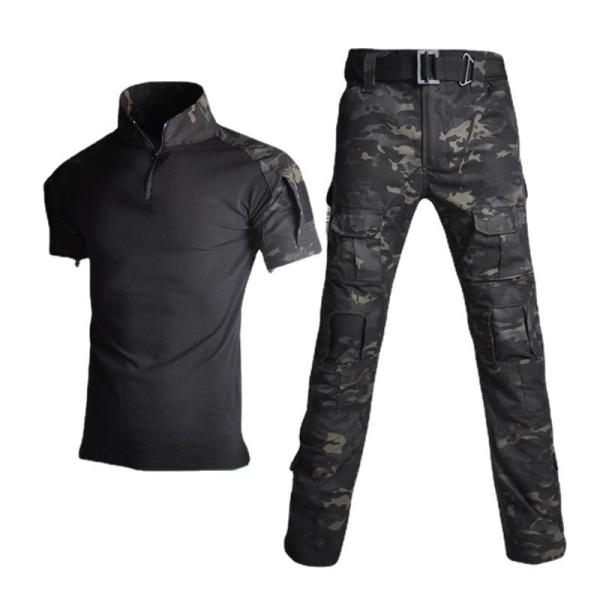 Quality Camouflage Short-Sleeved Frog Suit Set Without Protective Gear for sale
