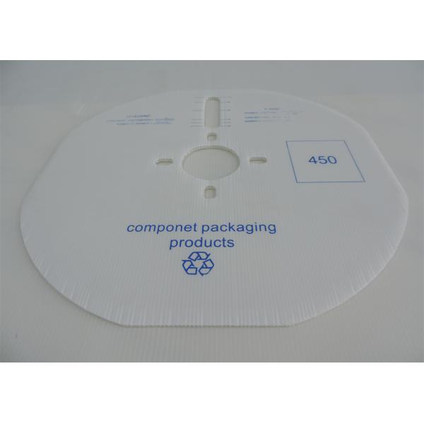 Quality Die Cut Print Corrugated Plastic Sheets Pannel 4x8 PP Fluted Substrates for sale