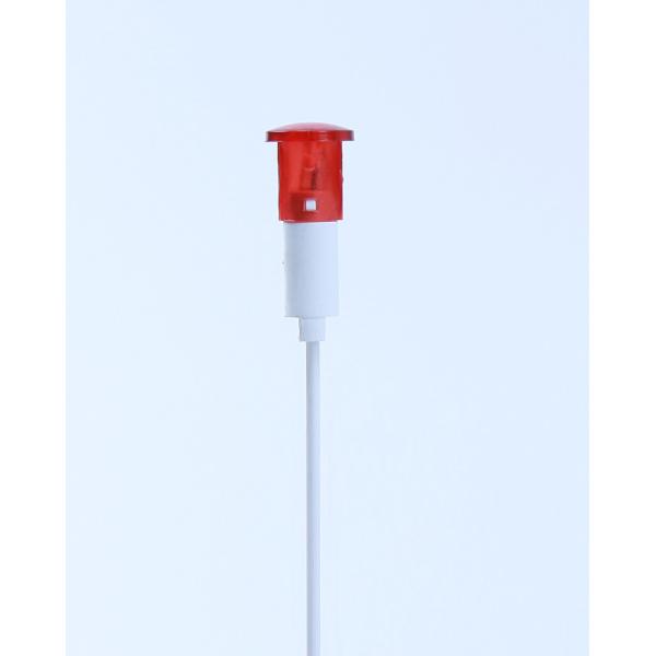 Quality A-21 Neon Indicator Lamp 0.3w 10mm Dia 12v Dc Indicator Light for sale
