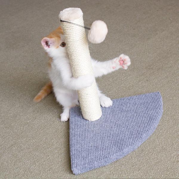 Quality OEM Eco Friendly 13.39" Fabric Cat Scratching Post for sale
