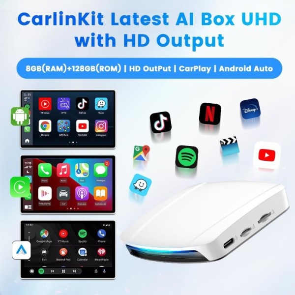 Quality CPC200-TBox UHD TV Box Android 13 SDM 660 8Gb Wireless Adapter Carplay 4K HD Video Output Online Video FOTA for sale