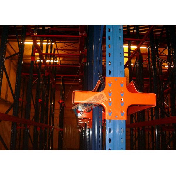 Quality Powder Coated Pallet Drive In And Drive Through Racking For Beverage Companies for sale
