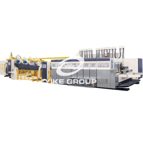 Quality Flexo Printer Slotter Die Cutter With Folder Gluer Online for sale