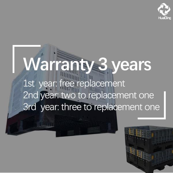 Quality Cheap pallet box Large Stackable auto parts Plastic pallet box collapsible for sale