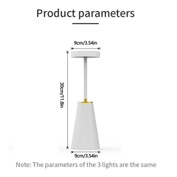 Quality Wireless Charging Led Table Lamp Touch Dimmable Ambient Night Light 3000k-6000k for sale