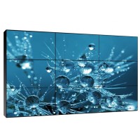 Quality 1.7mm Bezel Width Outdoor Advertising LCD Video Wall 1920*1080 9 Screen Tv Wall for sale