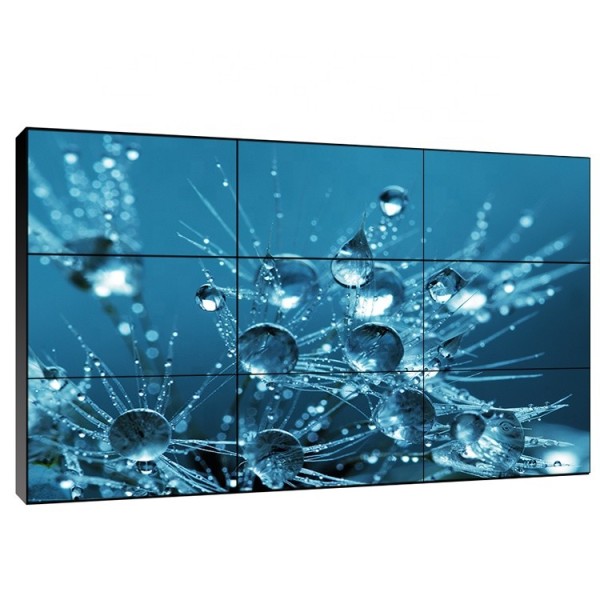 Quality 1.7mm Bezel Width Outdoor Advertising LCD Video Wall 1920*1080 9 Screen Tv Wall 47inch for sale