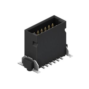 Quality 1.27mm Vertical 180° H=9.85mm High Speed Board To Board Connector SMT Floating for sale
