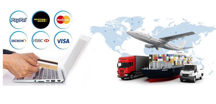 Payment and transportation information and options