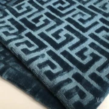 Quality Bedding Pillowslip Blanket Fleece Fabric Brushed Geometric for sale