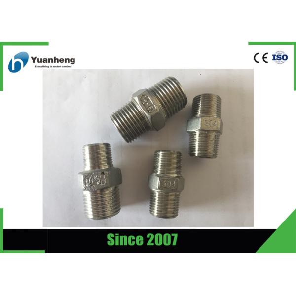 Quality CF8M Stainless steel 150LB BSP Male Threaded Nipple Fittings for sale