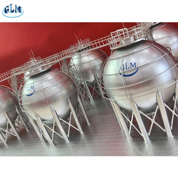 Quality Stainless Steel LPG Spherical Storage Tank , Dish Head for sale