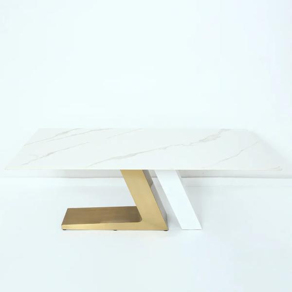 Quality Modern Light Luxury Sintered Stone Multifunctional Dining Table Chair Simple for sale