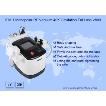 Quality 6 In 1 Monopolar Vacuum 40k Cavitation Machine for sale