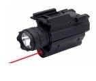 Quality Red laser flashlight with cree LED light for sale