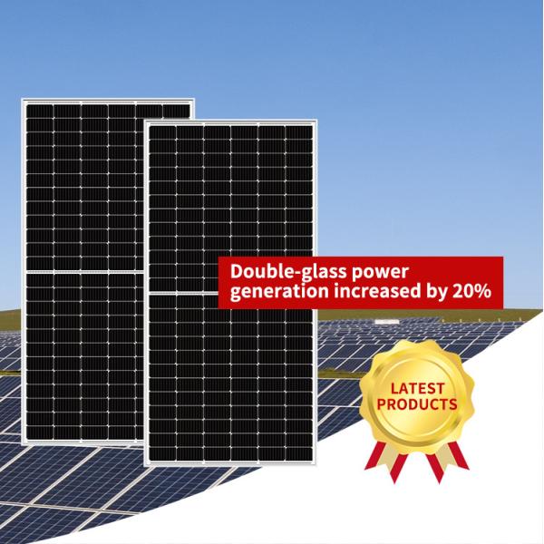 Quality Industrial 435W Monocrystalline Solar Panel Double Sided Power Generation for sale