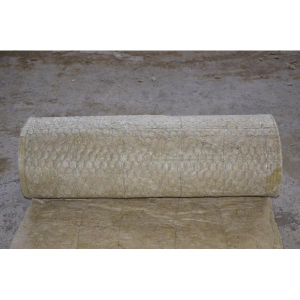 Quality 3000 - 7000mm Length Rock Wool Blanket Insulation , Fireproof Insulation Blanket for sale