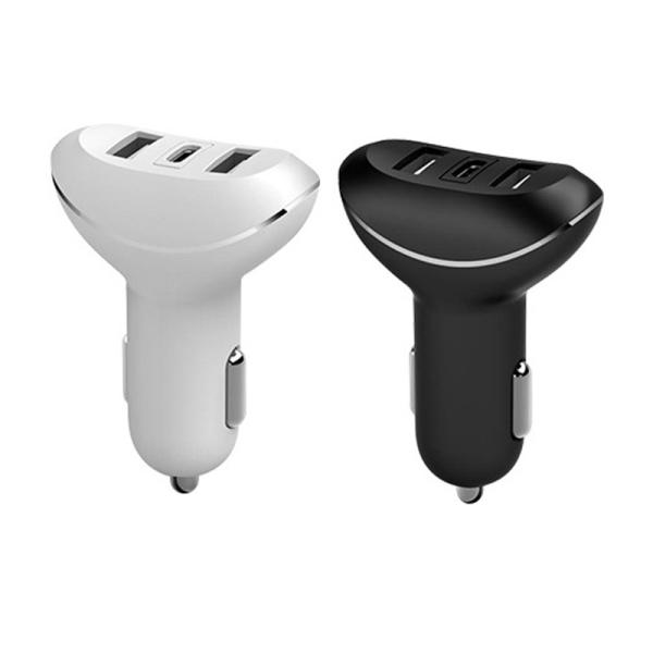 Quality 3 Ports Fast Charging Car Adapter for sale