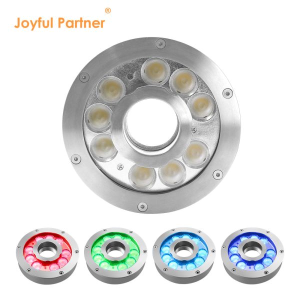 Quality IP68 DMX LED Fountain Light DC12V 24V Stainless Steel 2700K-6500K For Water Park for sale