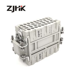 Quality HEE 032 Pin Heavy Duty Rectangular Connector With Crimp Wire Terminal 16A 500V for sale
