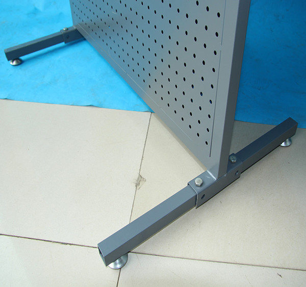 Quality Heavy Duty Width 485mm Depth 485mm Pegboard Display Rack Double Face for sale