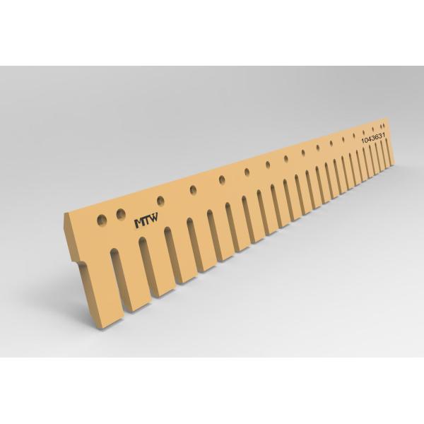 Quality 1043631 SDBF Grader Cutting Edge 45×254×2438mm Heavy Duty Wear Part 163.6KG for sale