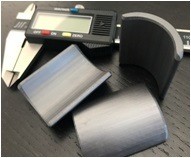 Quality Customized Seat Regulator Arc Ferrite Magnets Strontium Automobile Adjustment for sale
