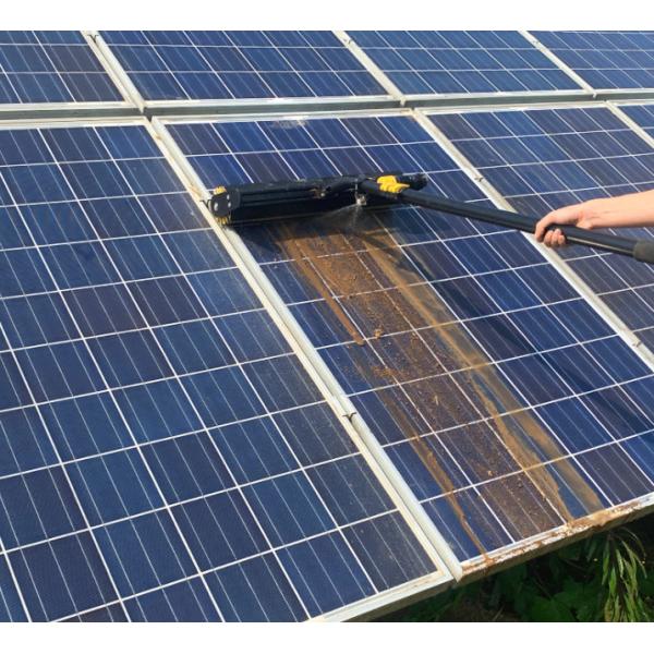 Quality 7.5m Pole Photovoltaic Robot Solar Panel Snow Washing Brush for sale