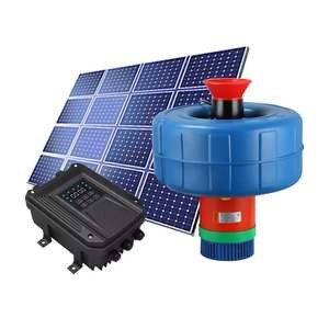Quality 300R/Min 1.1kw Floating Surface Aerator Solar Paddle Wheel Fish Pond Splash Float for sale