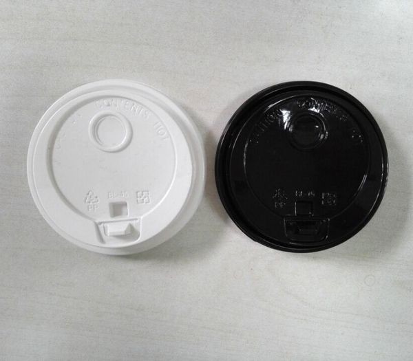 Quality Good Strength Reusable Cup Lids , 90mm Pp Hot Cup Large Plastic Dome Lids for sale