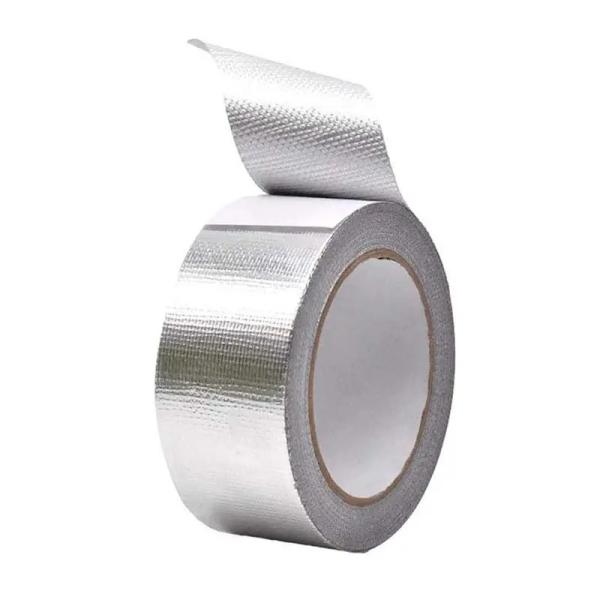 Quality Utility Grade Aluminum Tape Waterproof Flame Retardant HVAC Foil Fiberglass for sale