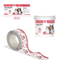 Quality HOT SALE Custom Printed Durable Packing Label Cats and Dogs Food Label Design for sale