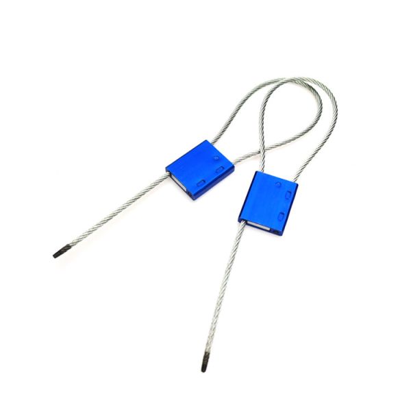 Quality Yellow US-CC251 Security 2.5 mm Wire Numbered Aluminium Alloy Container Cable for sale