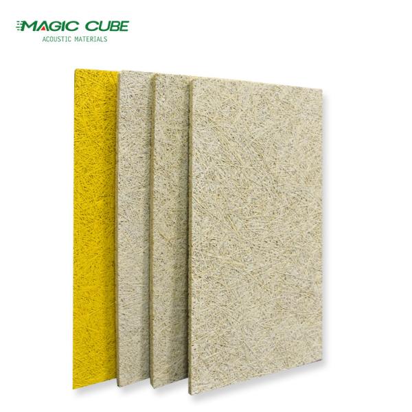 Quality New Listing Cement Fiber Board nature wood wool acoustic panel  At Best Selling Price for sale