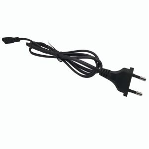 Quality Home Appliance Supply EU Power Cable Black Flexible 2 Pin 16a 250v for sale